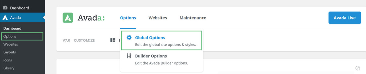 Avada Global Options – Avada Website Builder