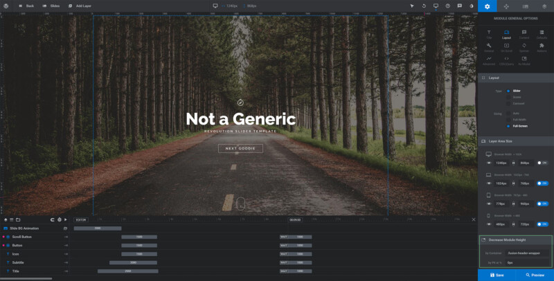 How To Ensure A Full Screen Slider Revolution Slider Is Completely Full ...