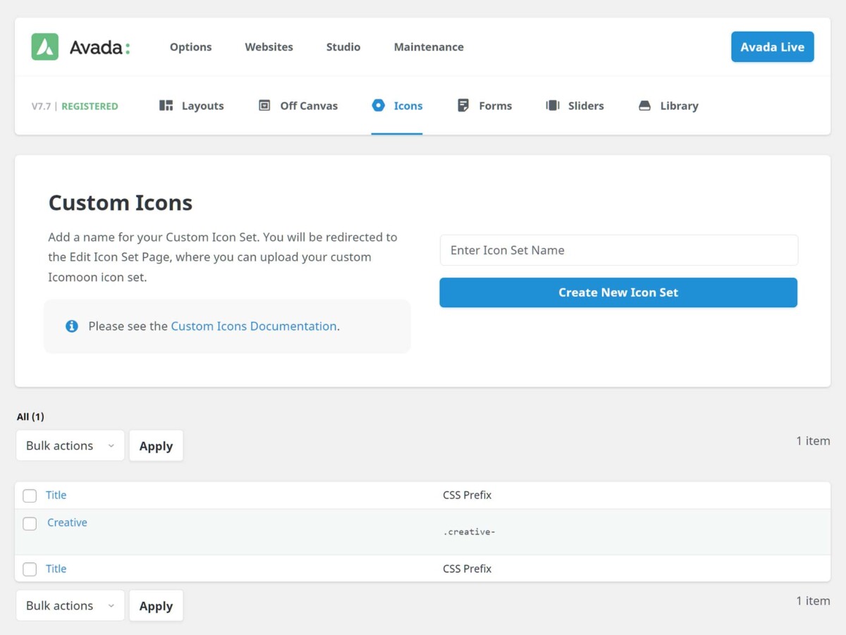 The Avada Dashboard – Avada Website Builder