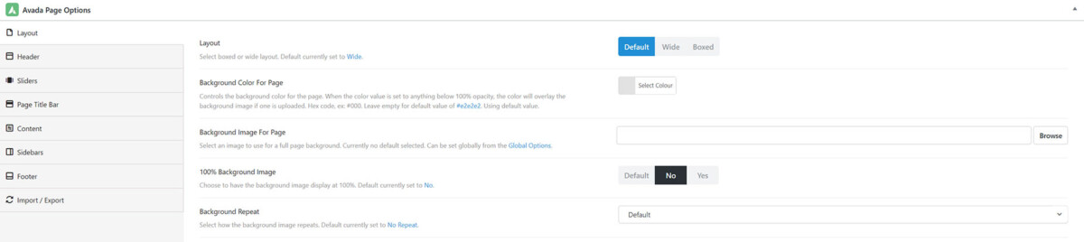 The Avada Options Network – Avada Website Builder