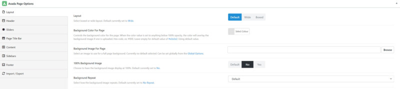 The Avada Options Network – Avada Website Builder