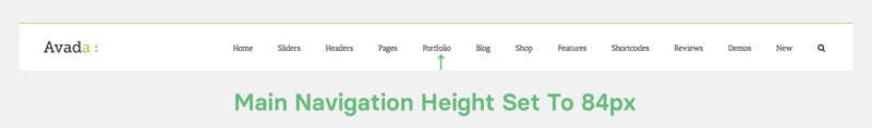 Menu Navigation Heights – Avada Website Builder