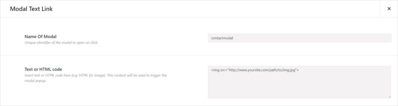 Modal Element – Avada Website Builder