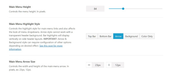 Main Menu Highlight Styles – Avada Website Builder