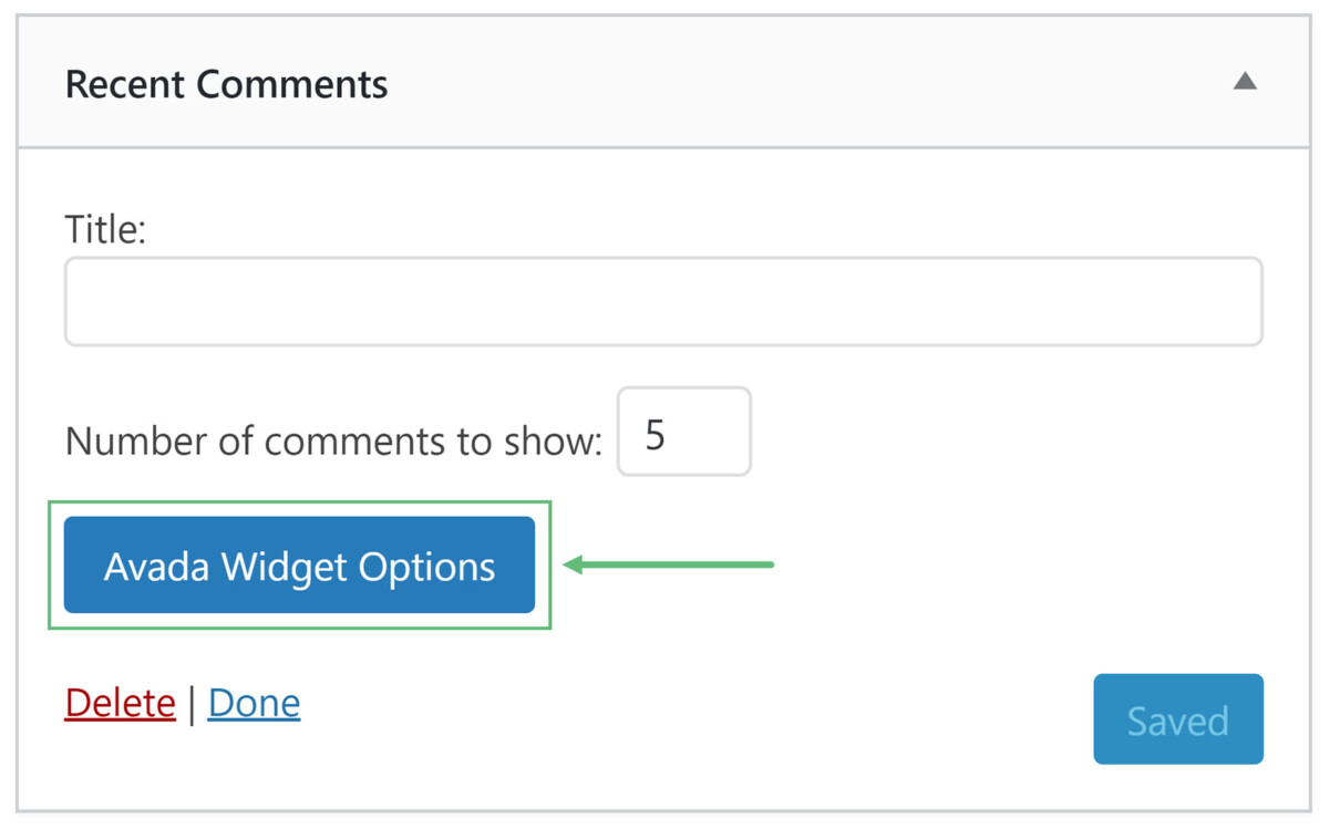 Avada Widget Options – Avada Website Builder