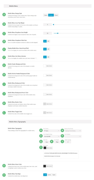 Mobile Menu Settings – Avada Website Builder