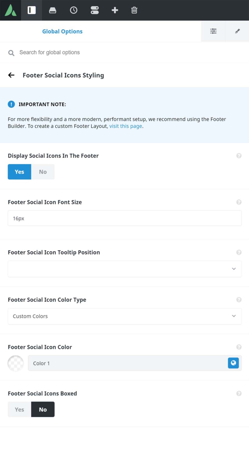 How To Set Up A Global Options Footer – Avada Website Builder