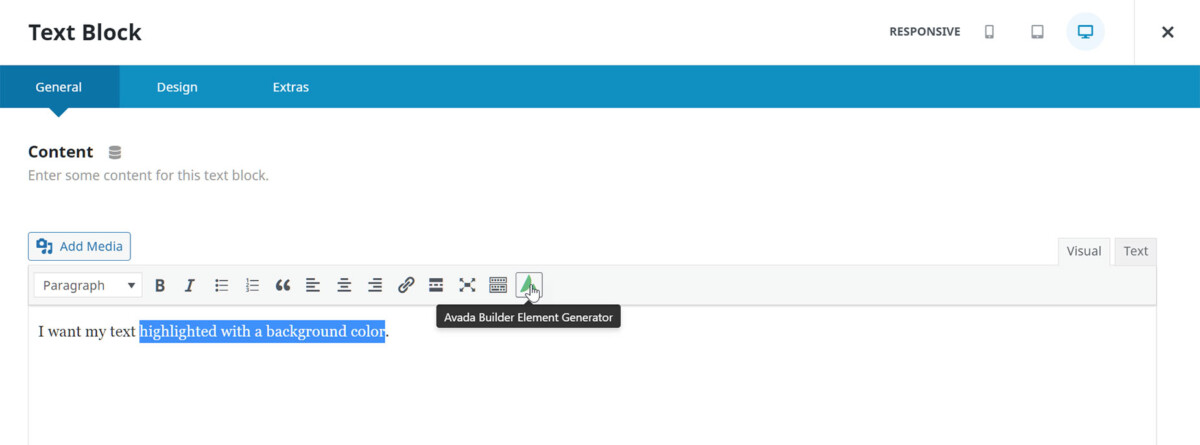 Highlight Element – Avada Website Builder