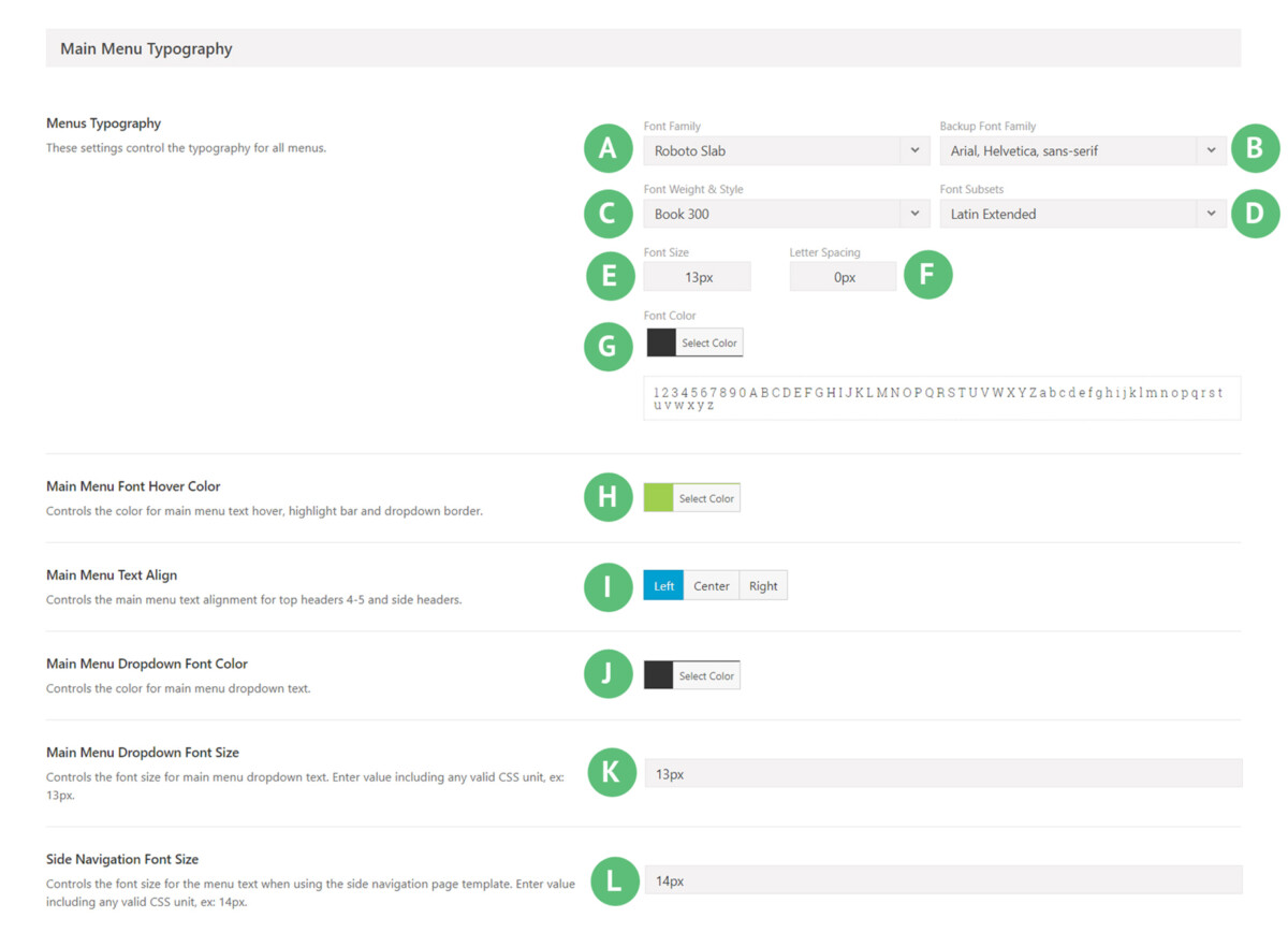 Desktop And Mobile Menu Typography – Avada Website Builder