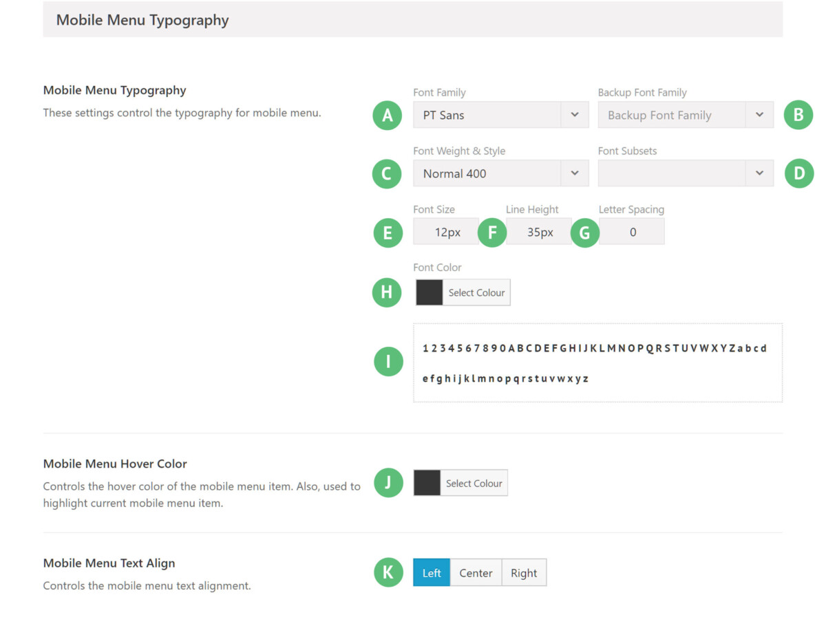 Desktop And Mobile Menu Typography – Avada Website Builder