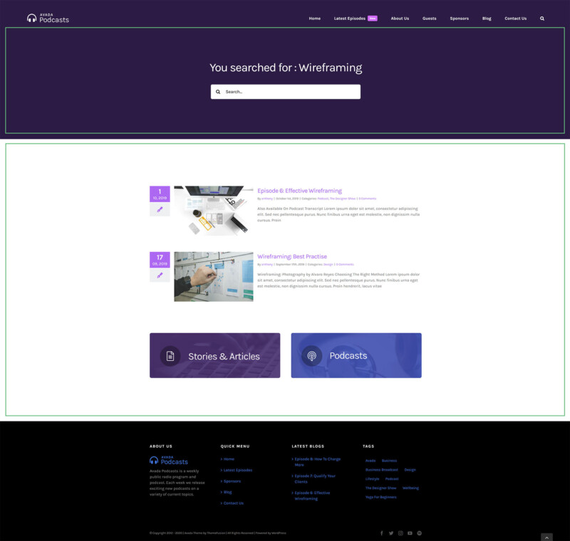 How To Build A Custom Search Results Layout – Avada Website Builder