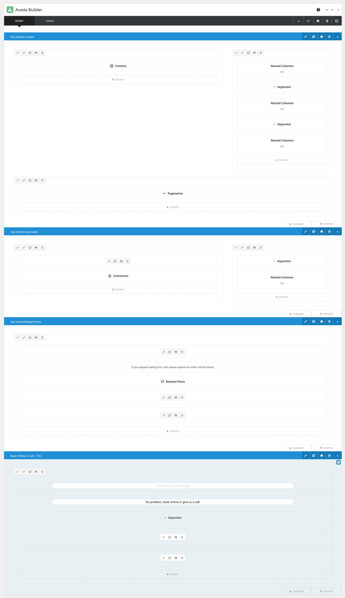 The Four Types Of Layout Sections – Avada Website Builder