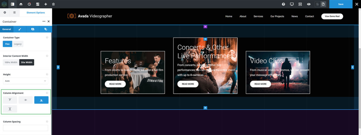 Flexbox for Containers and Columns – Avada Website Builder