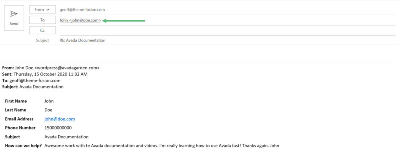 Avada Forms Email Notification Placeholders – Avada Website Builder