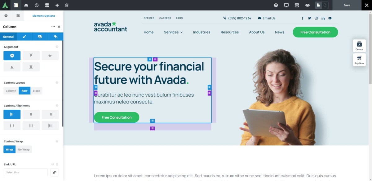 Avada Accountant: Deconstructing a Prebuilt Website – Avada Website Builder