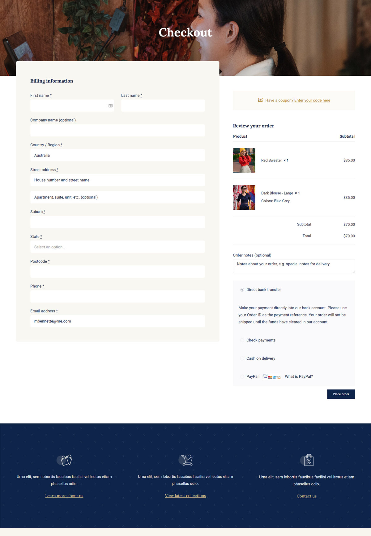 The Avada WooCommerce Builder – Checkout – Avada Website Builder