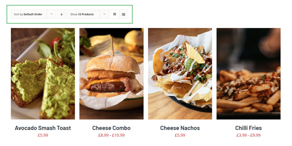 Woo Sorting Element – Avada Website Builder