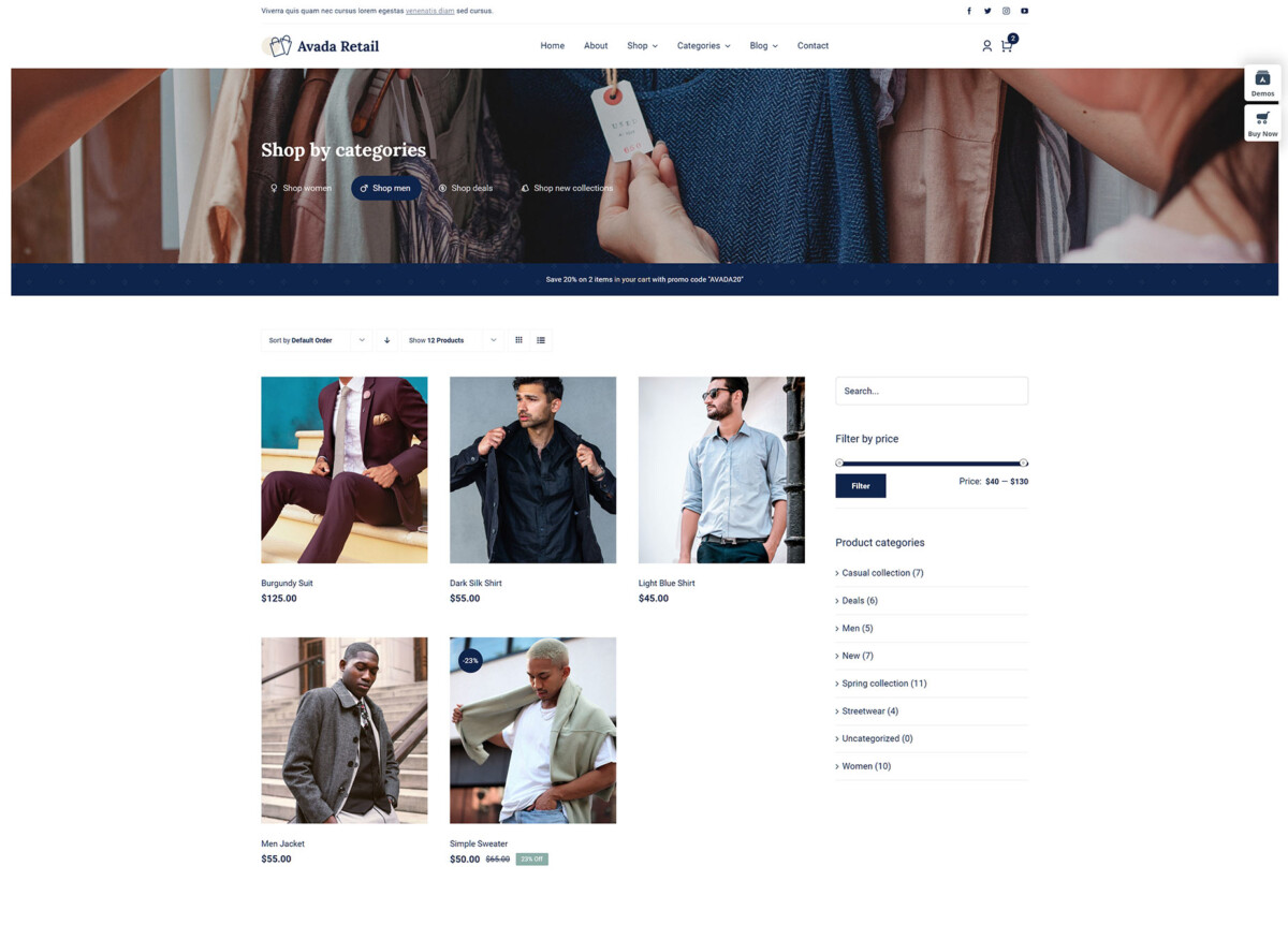 Post Card Archives Element – Avada Website Builder