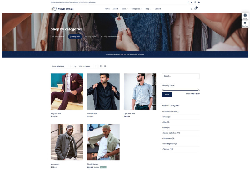 Post Card Archives Element – Avada Website Builder