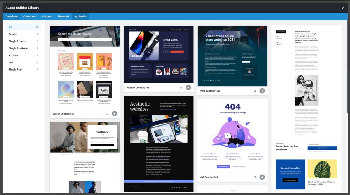 How To Add Avada Studio Content – Avada Website Builder
