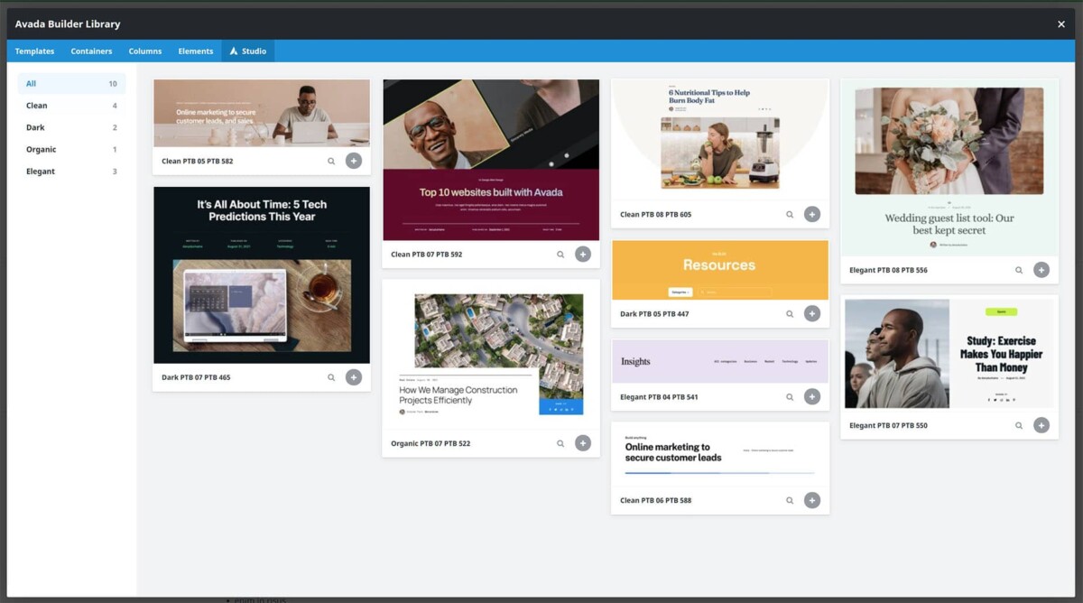 How To Add Avada Studio Content – Avada Website Builder