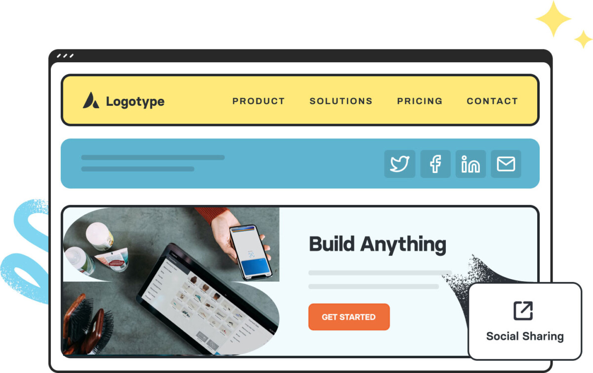 Social Sharing – Avada Website Builder
