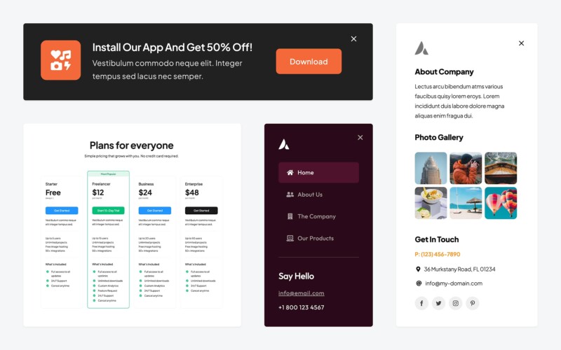 10 Avada Studio Content Blocks For Web Design [Collection 1] – Avada Website Builder