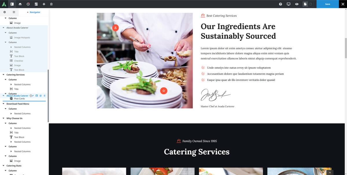 How To Use The Avada Live Navigator – Avada Website Builder