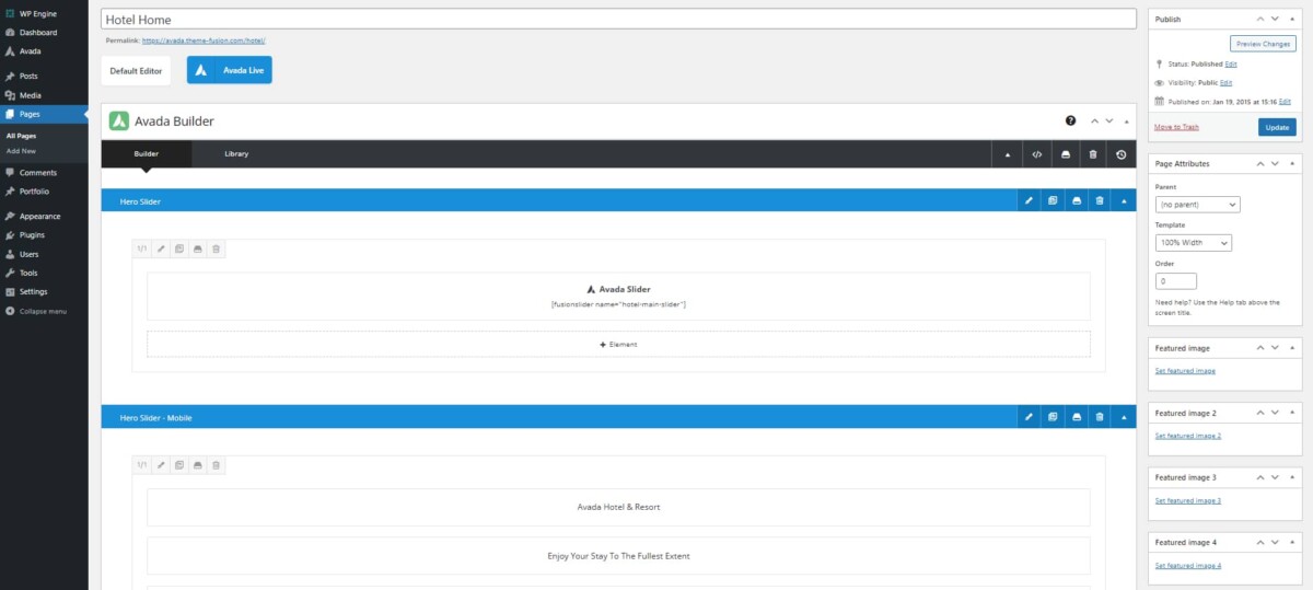 Avada Hotel: Deconstructing a Prebuilt Website – Avada Website Builder