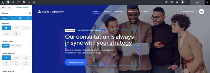 Avada Corporation: Deconstructing a Prebuilt Website – Avada Website ...