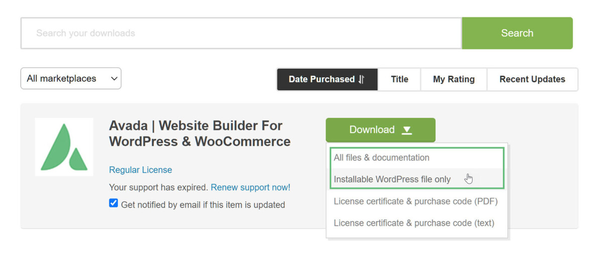 How To Install Avada Via WordPress – Avada Website Builder