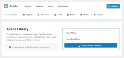 How To Use The Mega Menu Builder – Avada Website Builder
