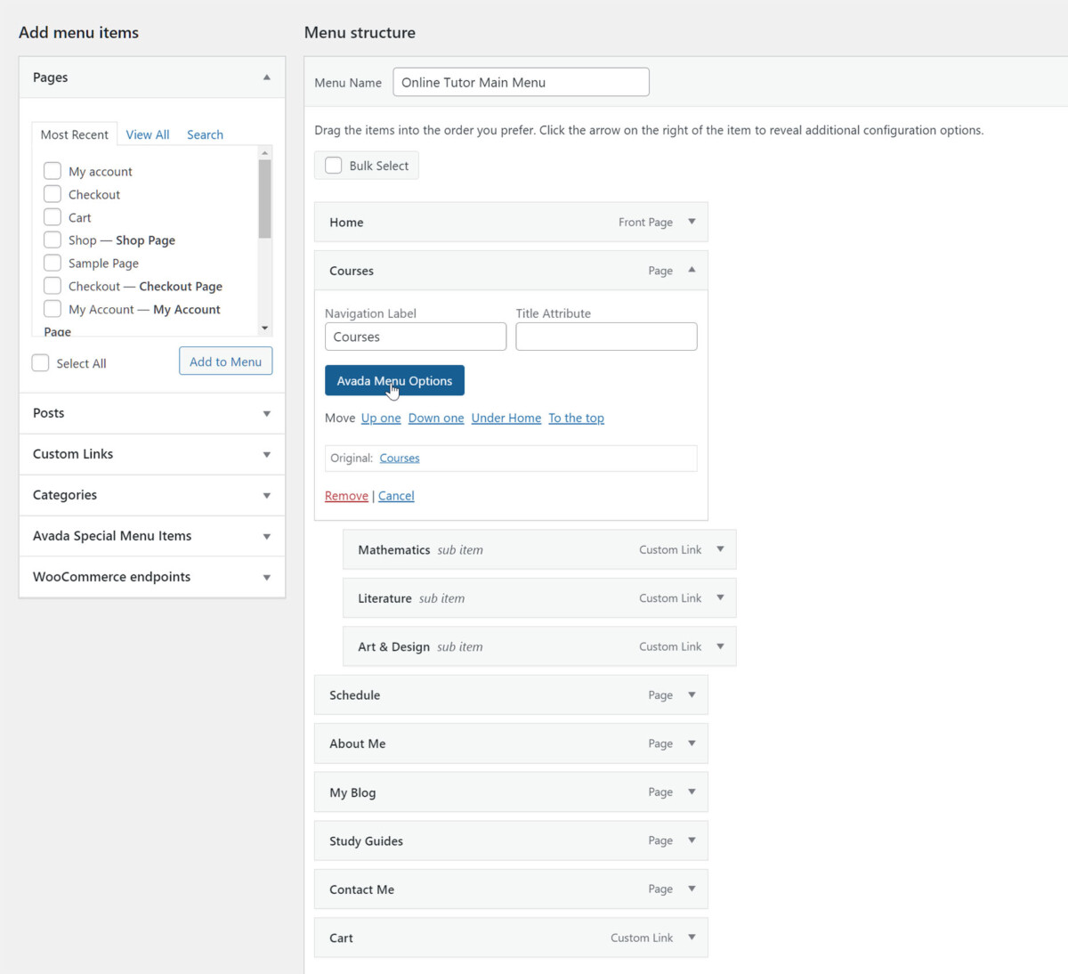 How To Use The Mega Menu Builder – Avada Website Builder