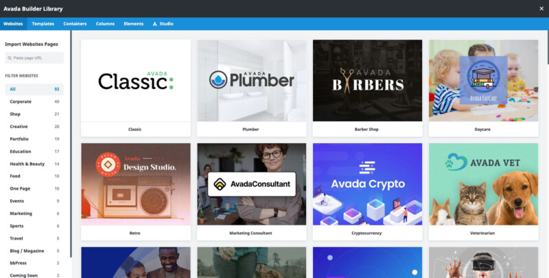 Avada Builder Library Overview – Avada Website Builder