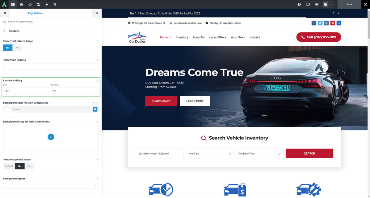 How To Control Spacing in Avada – Avada Website Builder