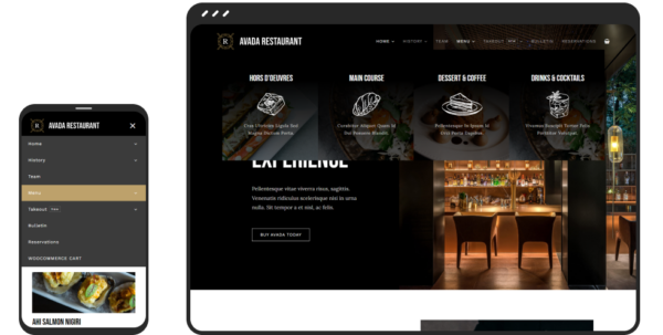 Mega Menu Builder – Avada Website Builder
