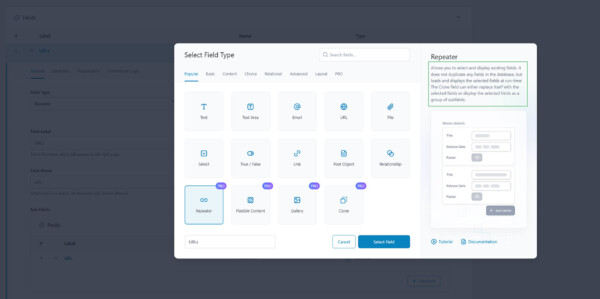 ACF Repeaters & Relationships – Avada Website Builder