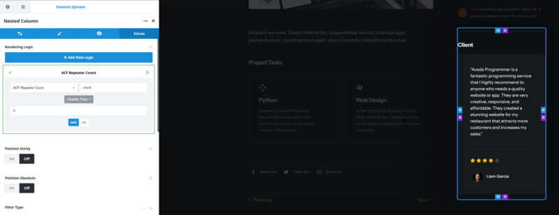 ACF Repeaters & Relationships – Avada Website Builder