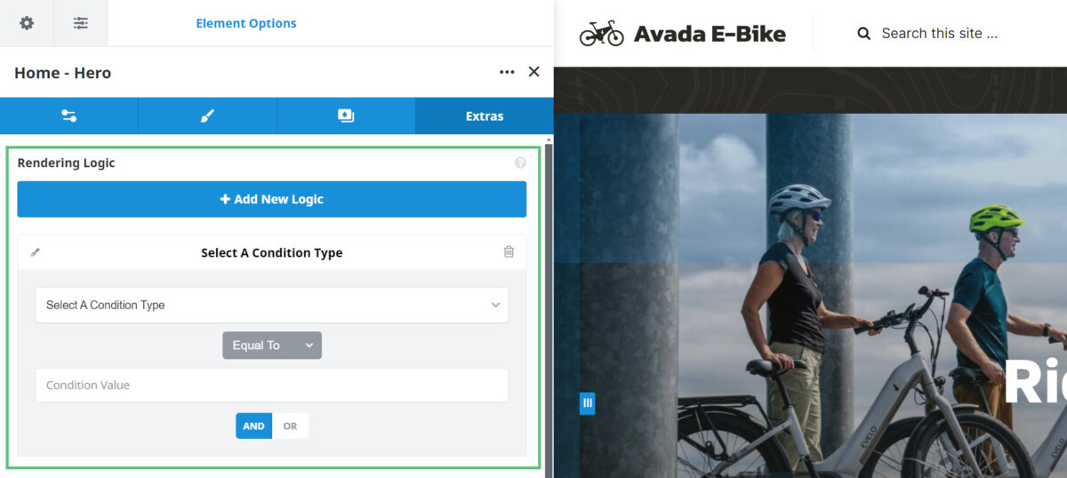 How To Use Conditional Rendering in Avada – Avada Website Builder