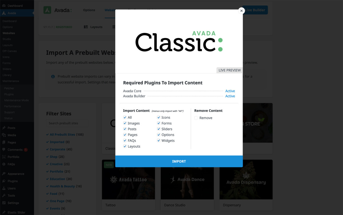 Quick Start Guide: How To Set Up A WordPress Site with Avada And Start Designing – Avada Website ...