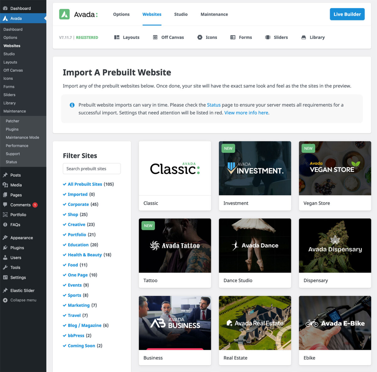 Quick Start Guide: How To Set Up A WordPress Site with Avada And Start Designing – Avada Website ...