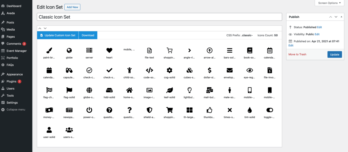 Want to use Custom Icons in Avada? Here’s how to do it! – Avada Website Builder