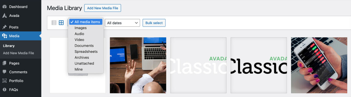 The WordPress Media Library Explained – Avada Website Builder