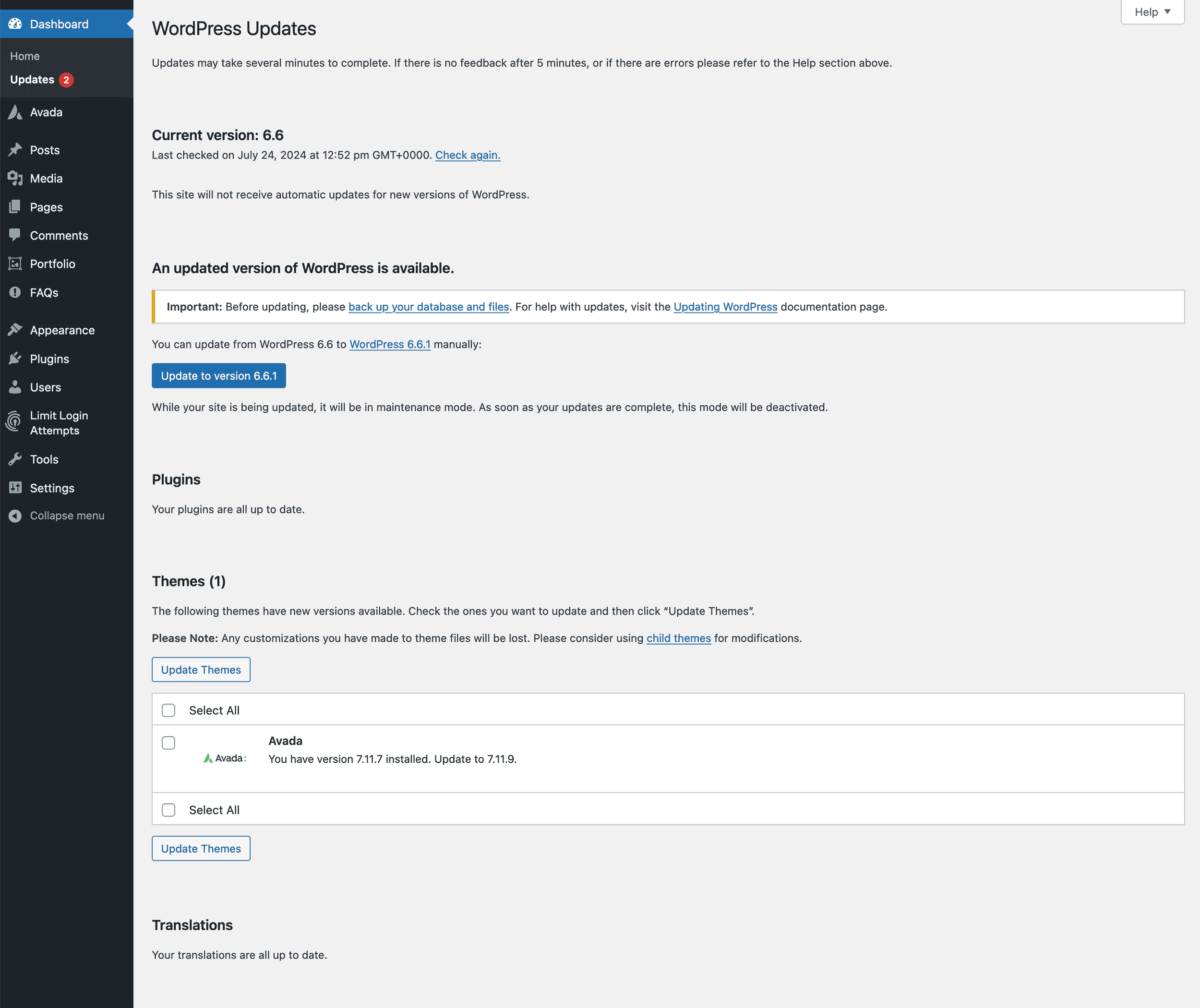 The Complete Guide to Updating Your WordPress Theme – Avada Website Builder