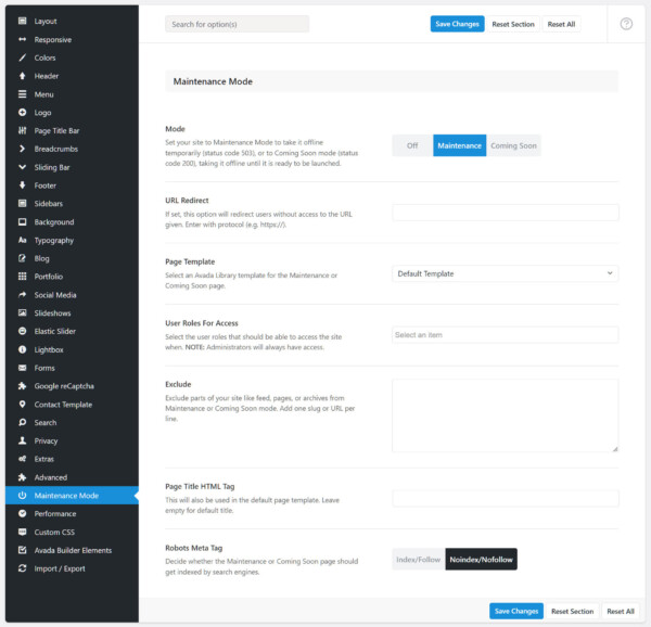 Avada Maintenance Mode – Avada Website Builder