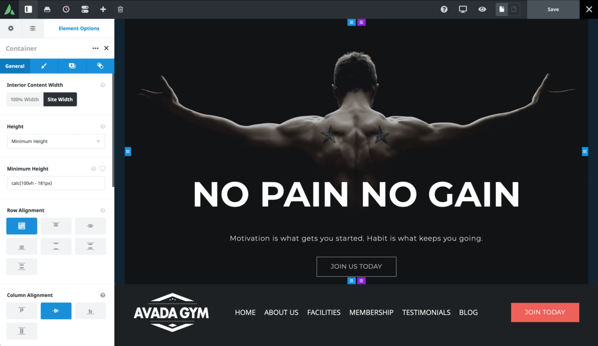 Creating a Fullscreen Header with Bottom Navigation in Avada – Avada Website Builder