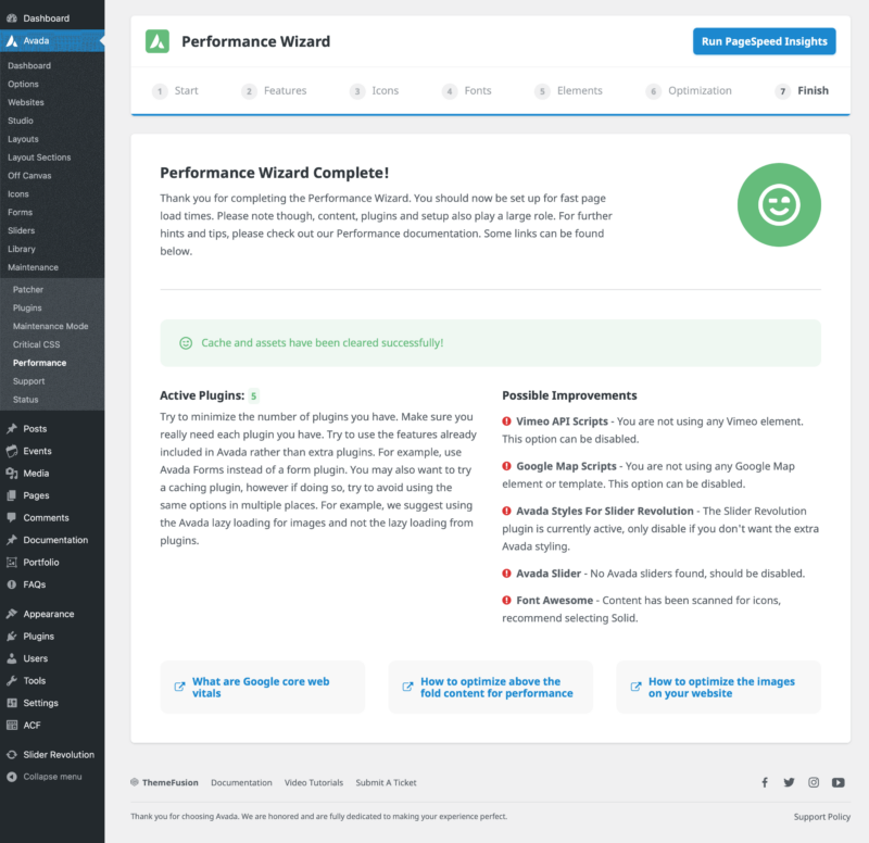 A Beginners Guide to the Avada Performance Wizard – Avada Website Builder