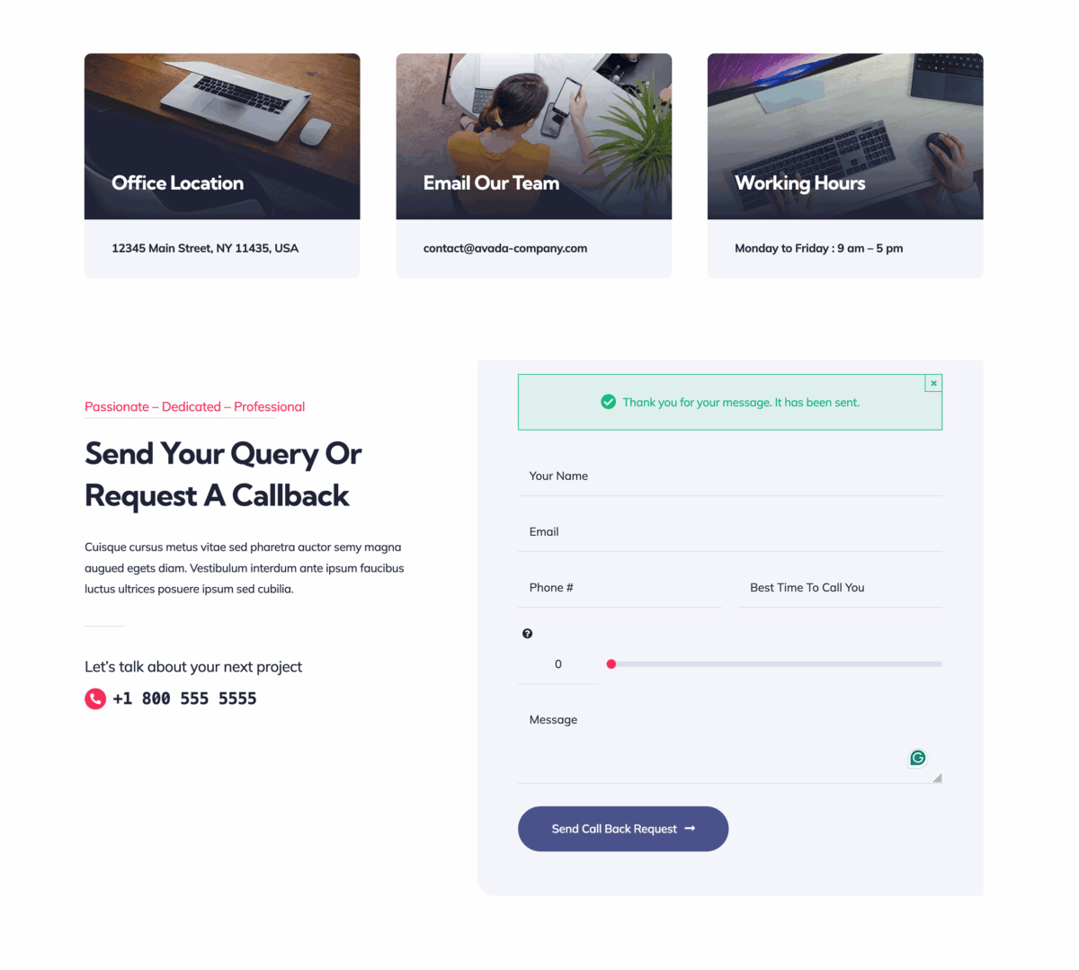 Notice – Avada Website Builder