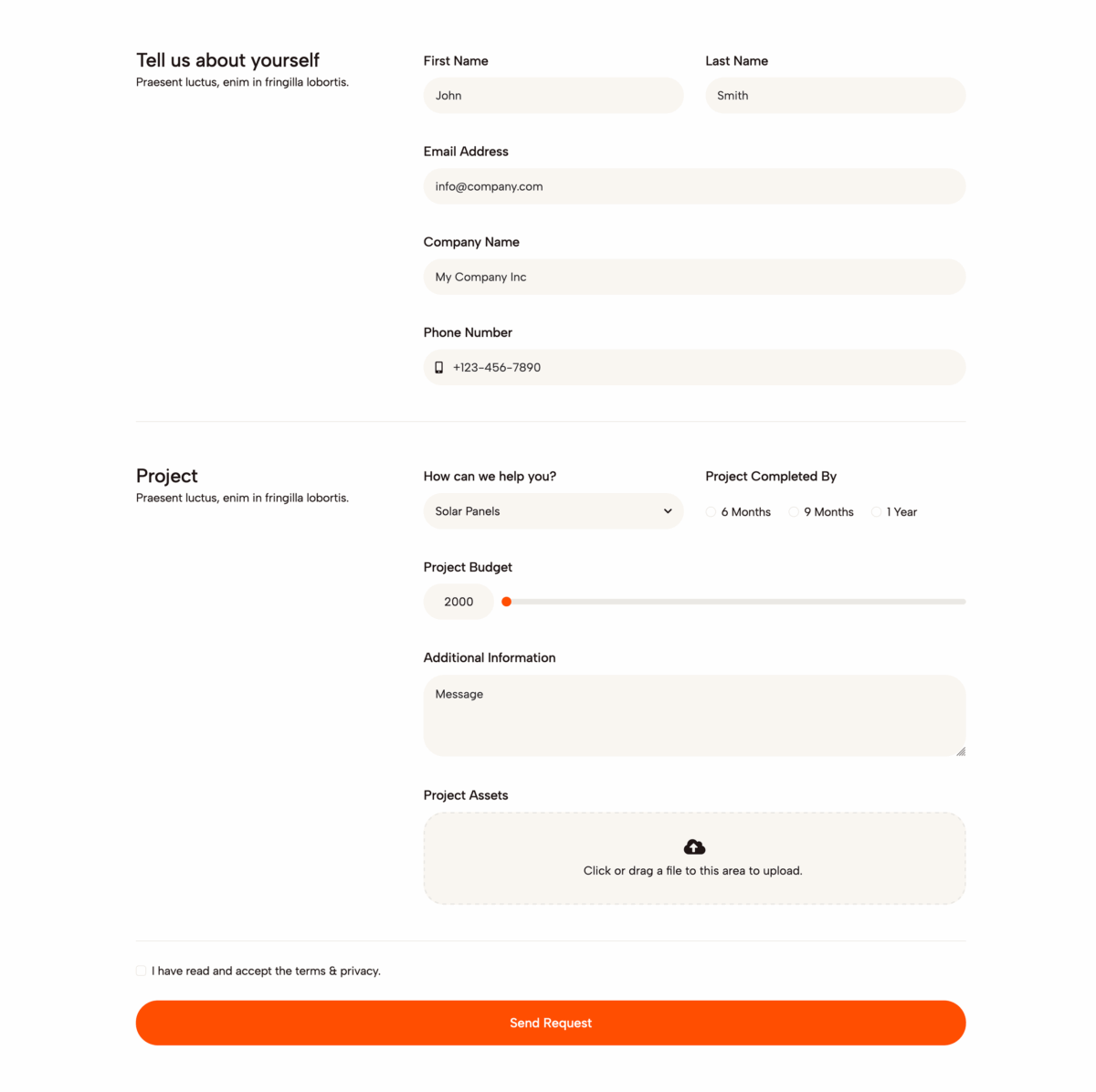 Upload Field – Avada Website Builder