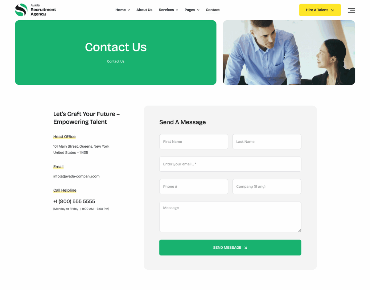 Avada Form – Avada Website Builder